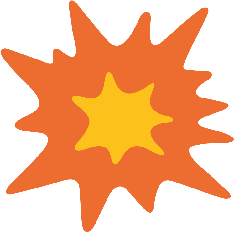 File - Emoji U1f4a5 - Svg - Explosion Emoji (768x768), Png Download