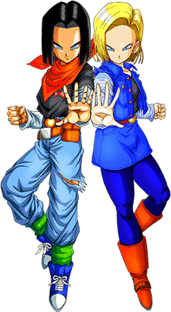 Dbz Androids, Android 18, Dragon Ball Z, Goku, Z Warriors, - Android 17 ...