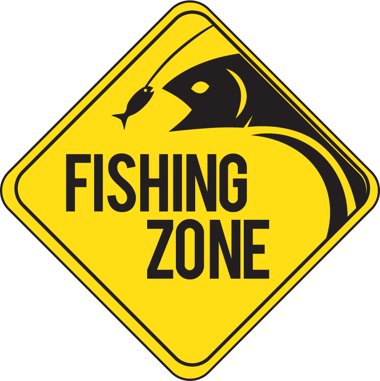 Fishing Sign (767x768), Png Download
