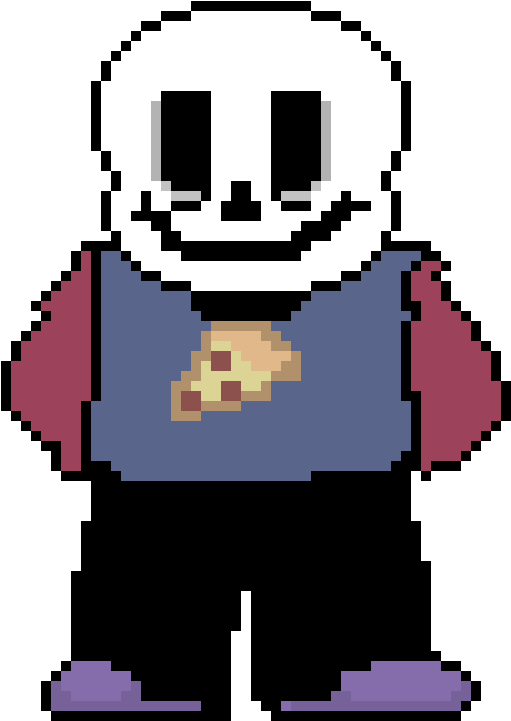 Rare Sans Sprite - Dusttale Sans Sprite (530x725), Png Download