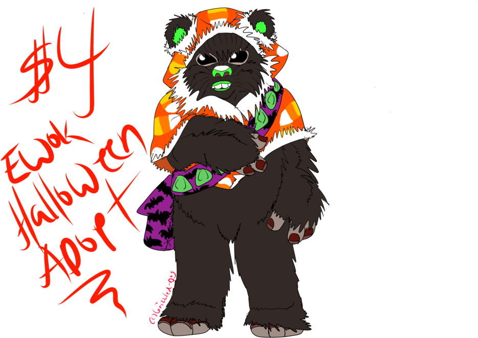 Ewok Drawing Deviantart - Deviantart (1024x683), Png Download