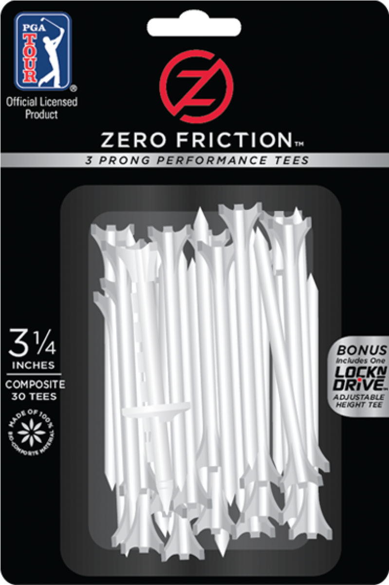 Download Zero Friction 3 1/4 Long Golf Tees White - Zero Friction 3 ...