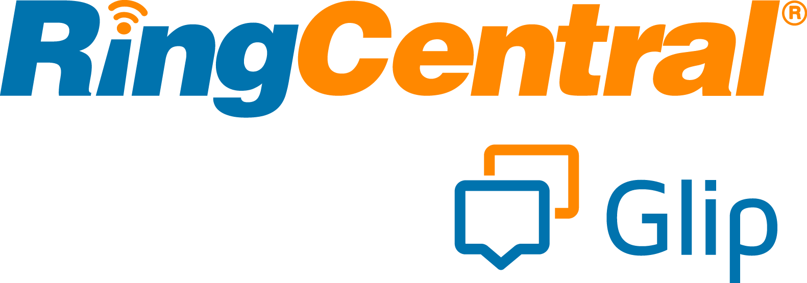 Logo - Ringcentral Glip Logo (1581x555), Png Download