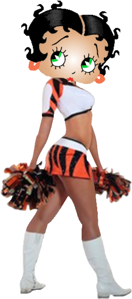Download Betty Boop Ben Gals Cheerleader Photo Bettyboopben - Cleveland Browns Betty Boop ...