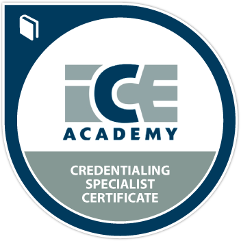 Credentialing Specialist Certificate - Ice Academy (352x352), Png Download