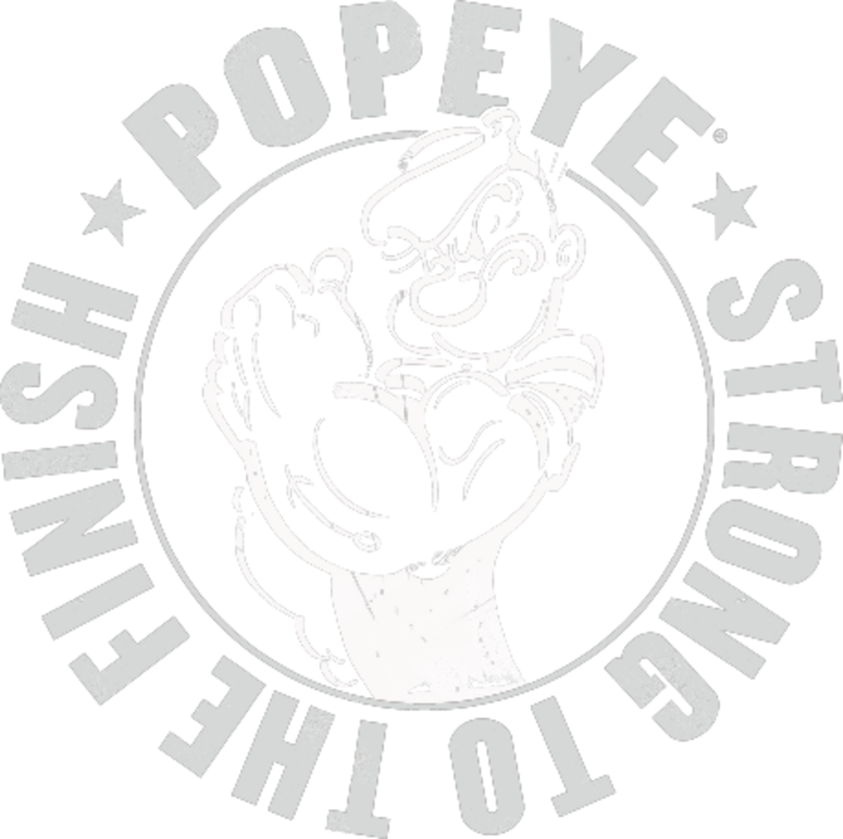 Popeye Strong To The Finish - Design (1200x1195), Png Download
