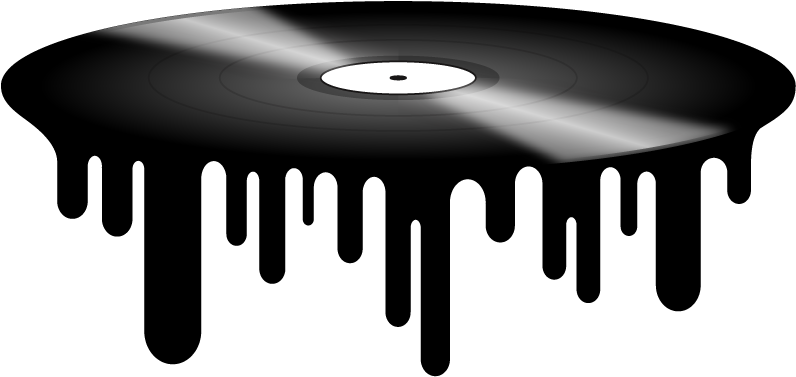 Melting Vinyl Record Png Image Free - Melting Vinyl Png (844x452), Png ...