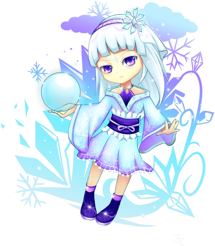 Download Ice Crystal Maiden By Jae-kt On Deviantart - Chibi Magical ...