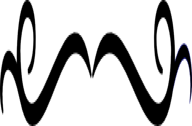 Swirl Divider Clip Art - Black Swirl Divider Clip Art (640x420), Png ...