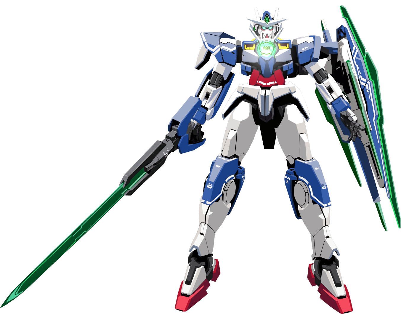 Gundam 00 Quanta Png (1500x1208), Png Download