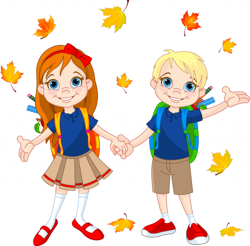 School Children Transparent Png - Девочка И Мальчик (1024x1006), Png ...