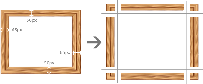 Download Css Border-image Frame Split - Css Frame | Transparent PNG ...