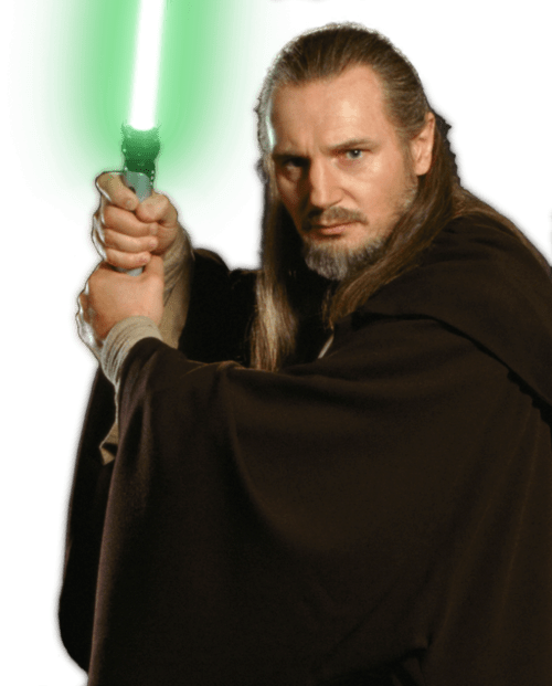 Qui Gon Is Sexy In A Dad Kind Of Way - Star Wars Qui Gon Jinn Png ...