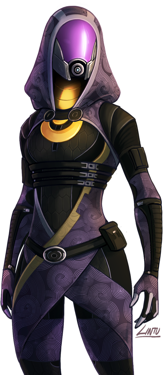 Tali By Lintu - Mass Effect Tali Png (684x1280), Png Download