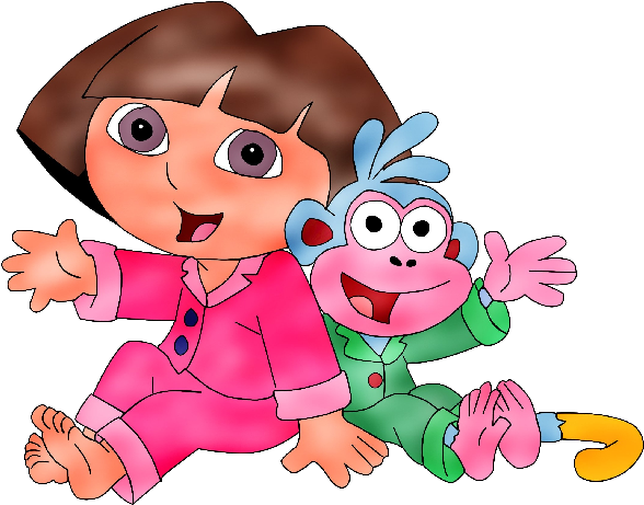 Dora Face Clipart - Dora Cartoon Character Hd (600x600), Png Download