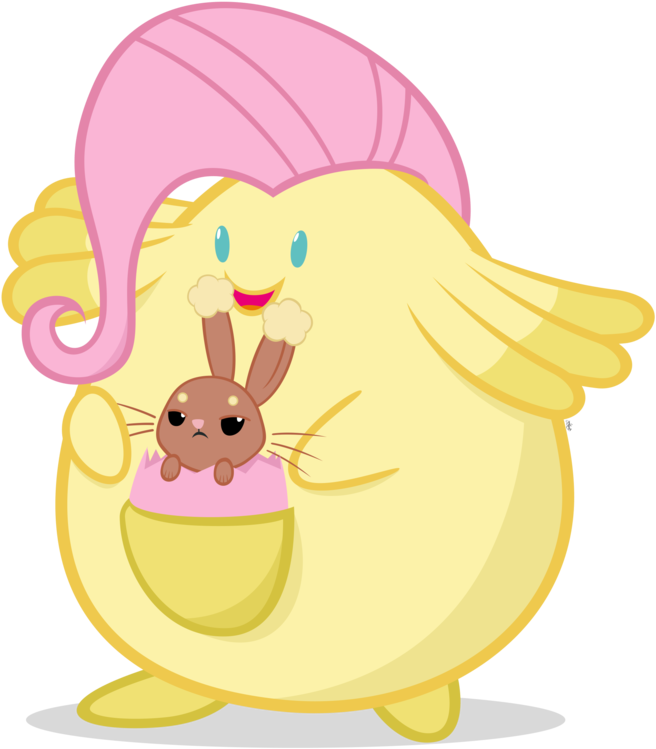 Angel Bunny, Artist - Fluttershy (1024x1024), Png Download