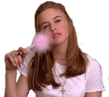 Clueless, 90s, And Pink Image - Cher Clueless Pink Pen (370x340), Png ...