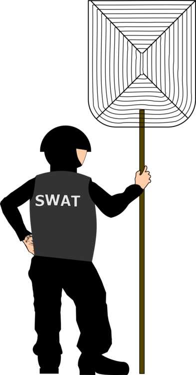 Swat Police Officer Drawing Art - Swat Team Clipart (393x750), Png Download