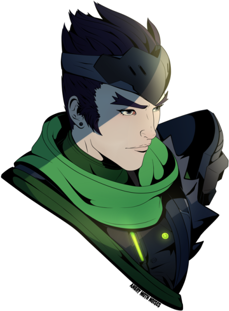 4 - Young Genji Transparent Bg (500x649), Png Download