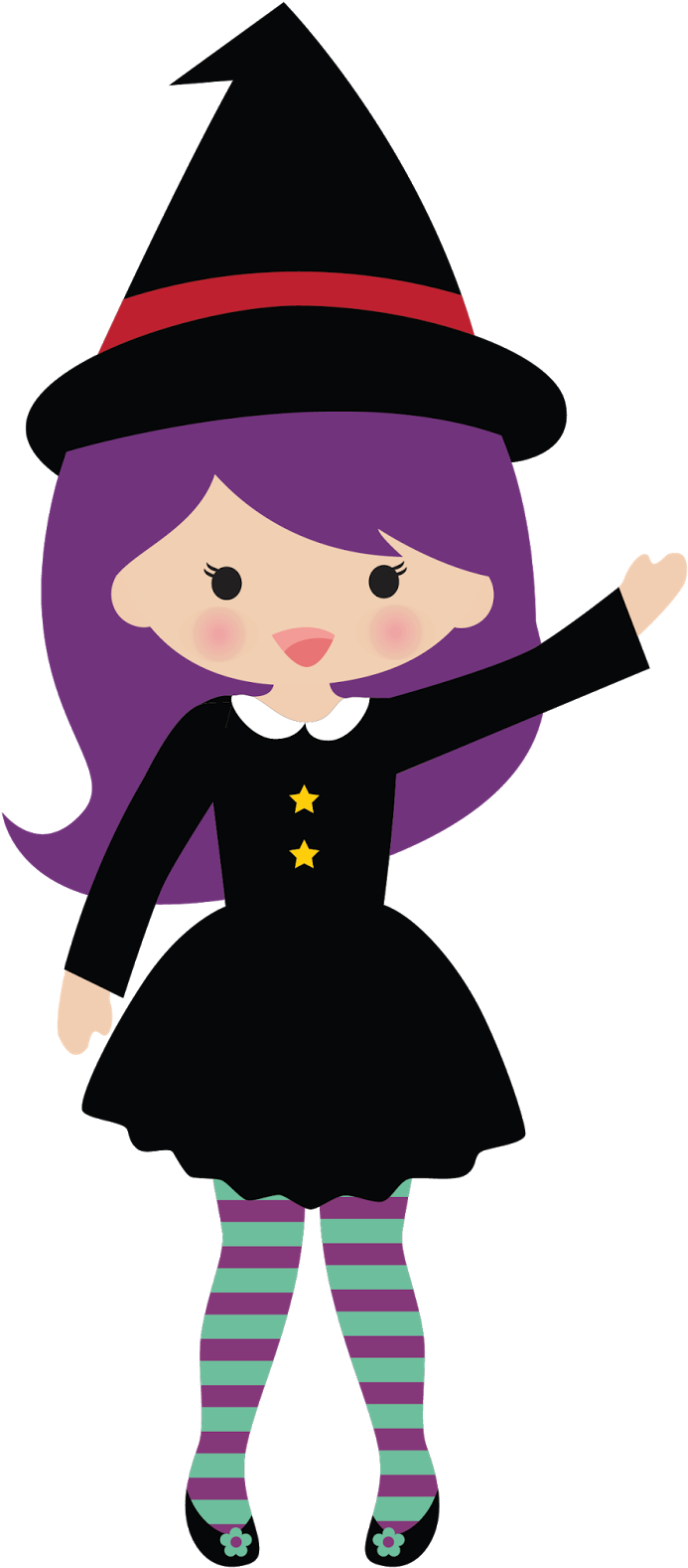 Download Witch Face Png Image - Cute Halloween Witch Clipart ...