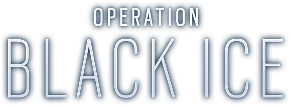 Black Ice Title Logo - Rainbow Six Operation Png (580x211), Png Download