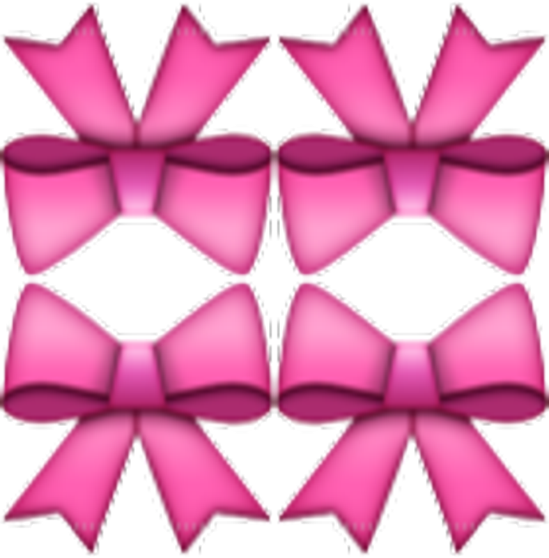 Bow Emoji Transparent Background (788x800), Png Download