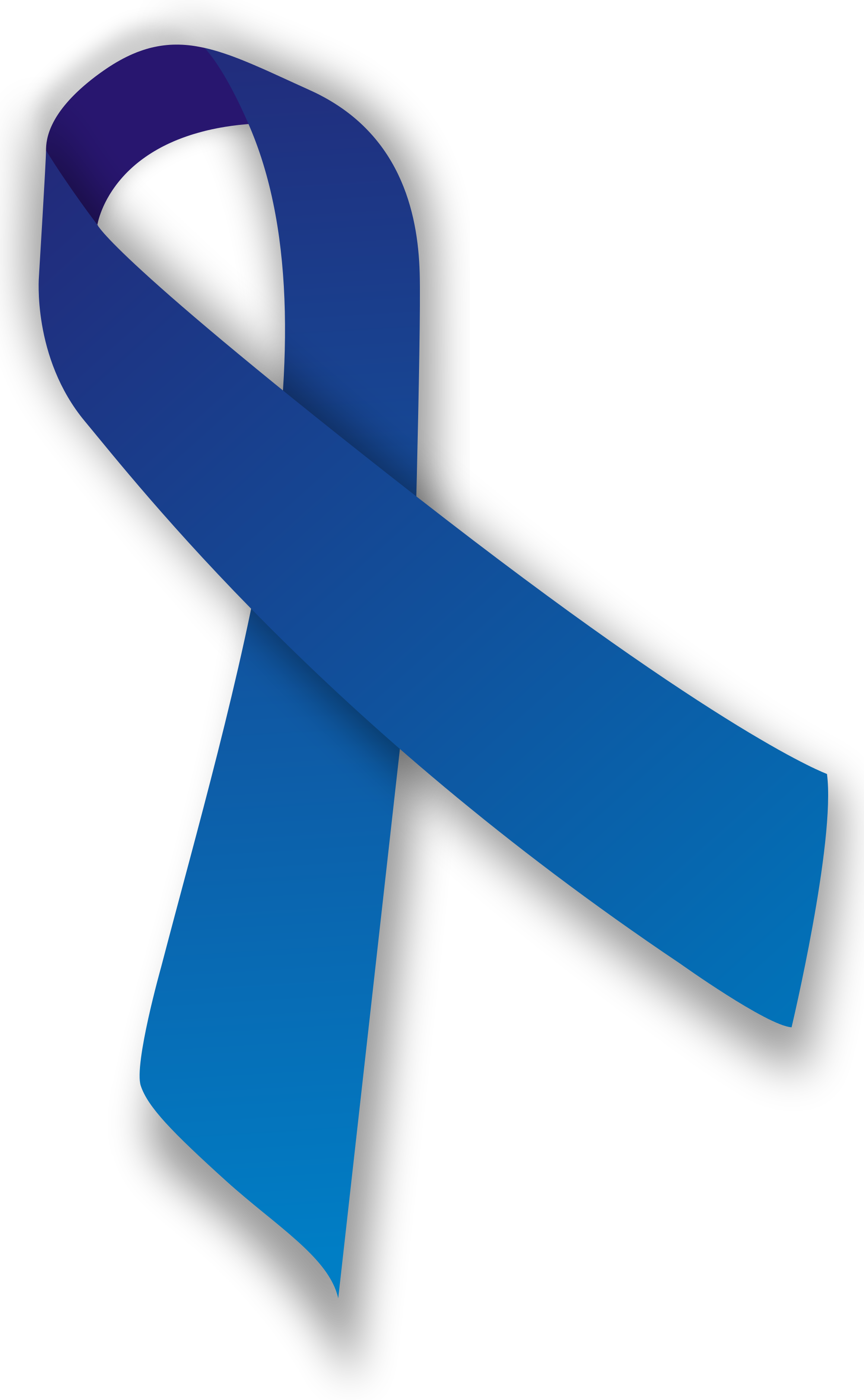 Open - Transparent Colon Cancer Ribbon (2000x3240), Png Download