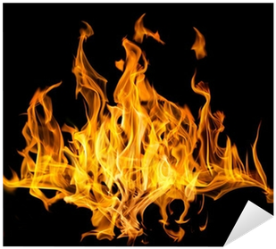 Yellow Fire (400x400), Png Download