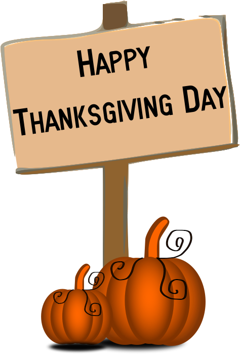 Happy Thanksgiving Clip Art - Fall Clip Art (566x800), Png Download