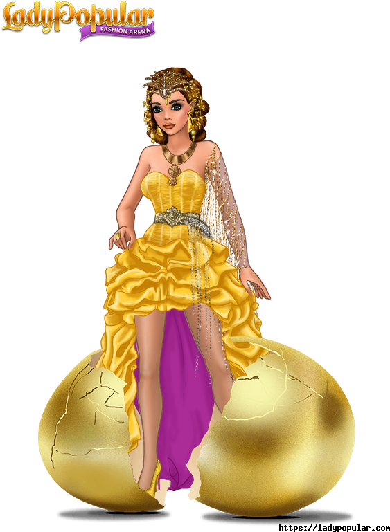 Image - Lady Popular (600x800), Png Download