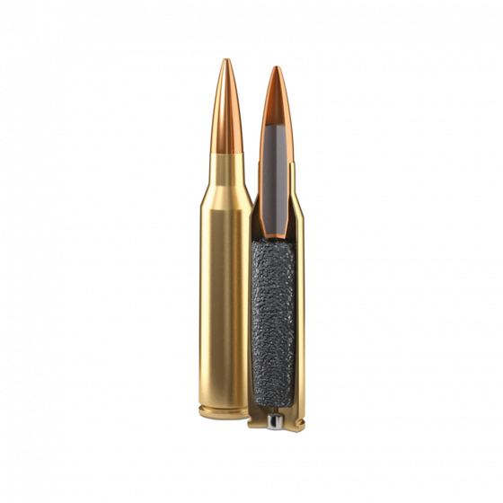 338 Lapua Mag - 308 Vs 338 Lapua (560x560), Png Download