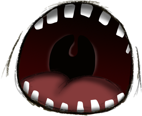 Download Open Mouth Ahhh - Illustration | Transparent PNG Download ...