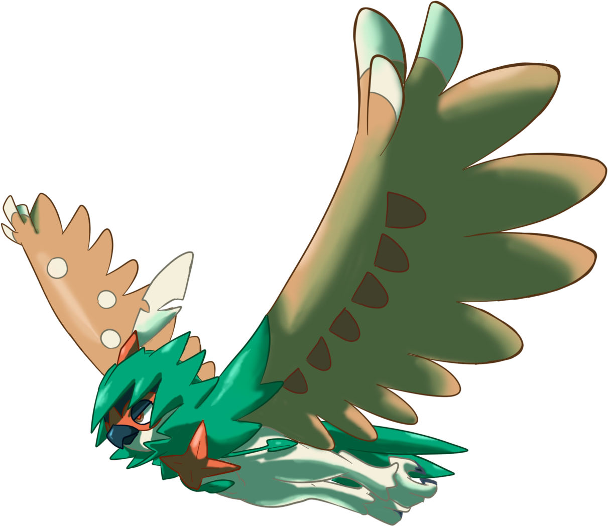 Decidueye By Shinyscyther On Deviantart (1280x1114), Png Download