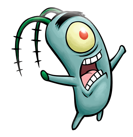 Plankton (550x510), Png Download