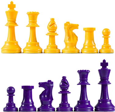 Skaia Chess Pieces - Wholesale Chess Triple Weighted Staunton Coloured ...
