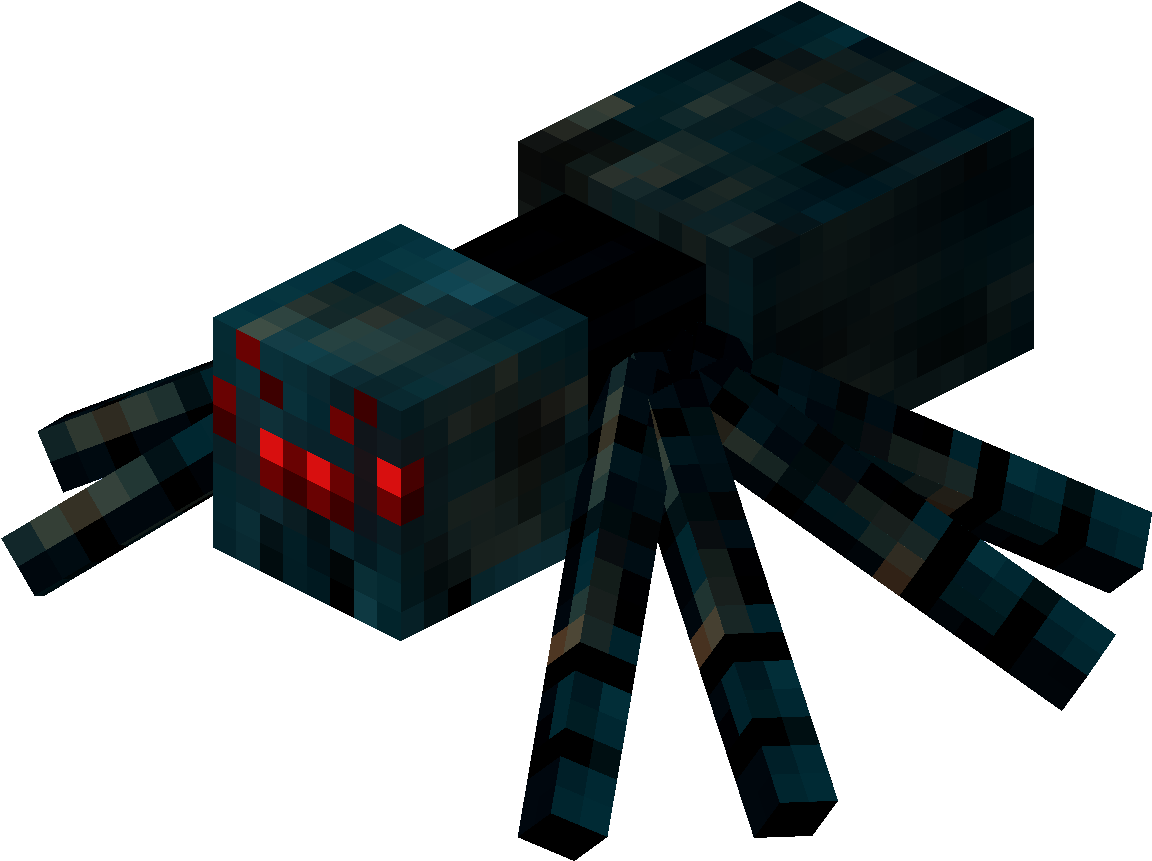 Minecraft: Diary Of A Minecraft Spider (1151x900), Png Download