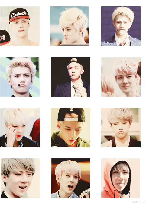 Oh Sehun - Collage (500x672), Png Download