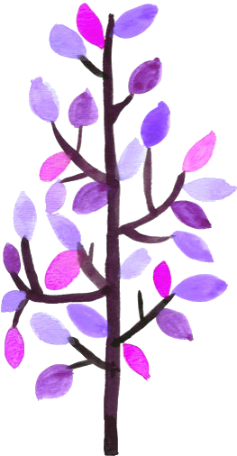 Banner Free Stock Transparent Tree - Purple Transparent (345x545), Png ...