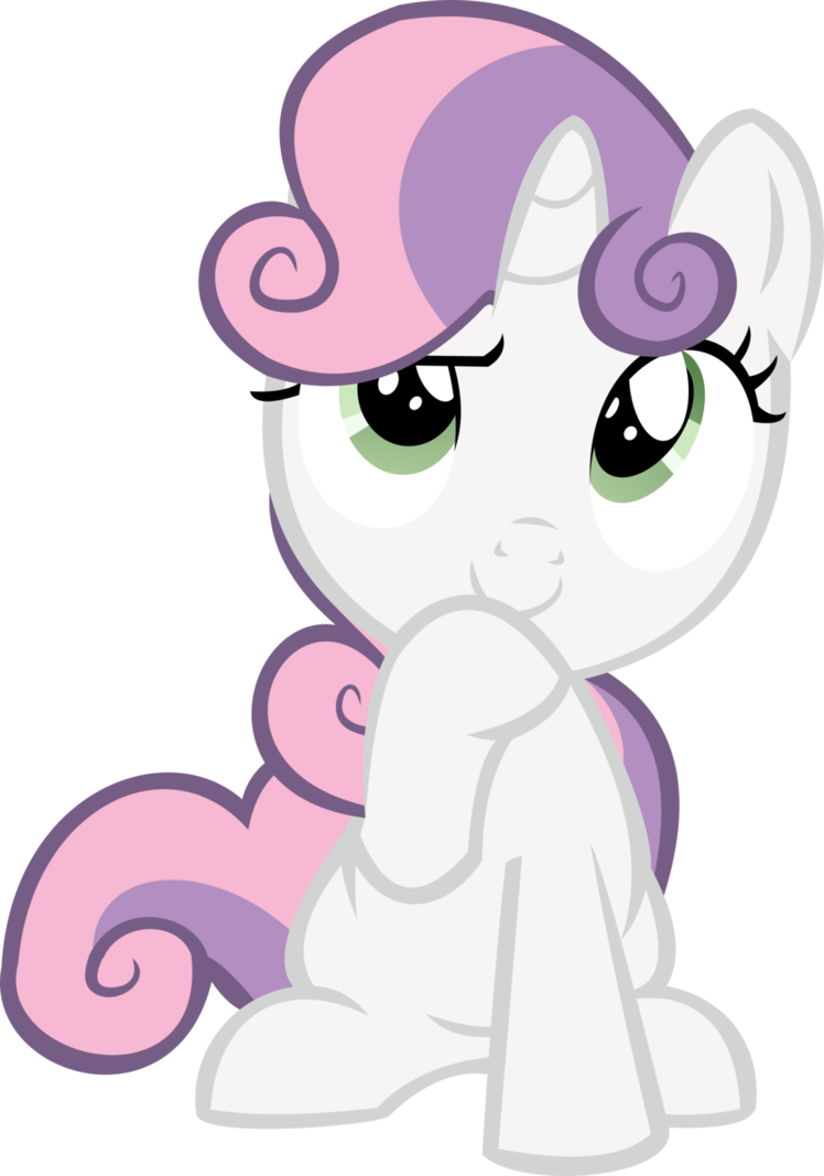 Belle Vector Mlp - Sweetie Belle Vector (748x1067), Png Download
