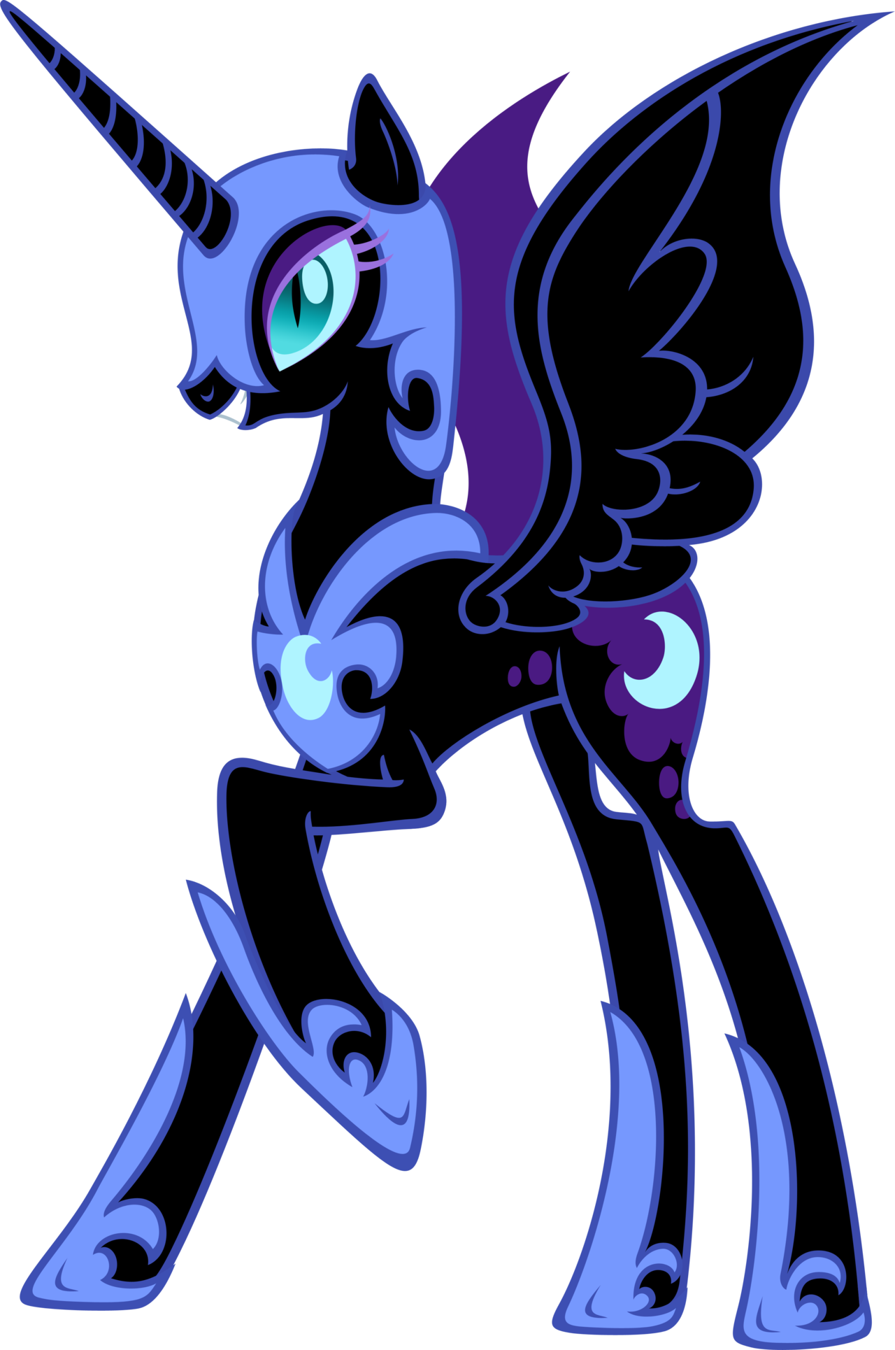 Lunar Clipart Small Moon - My Little Pony Princess Nightmare Moon ...