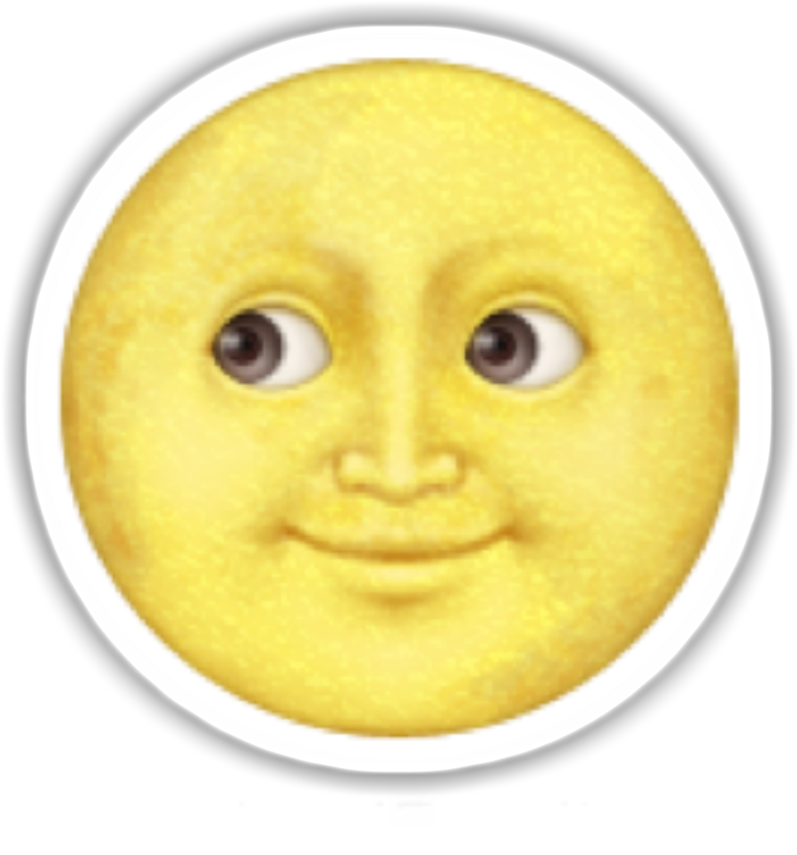 Emoji Image - Emoji Moon Face (400x400), Png Download
