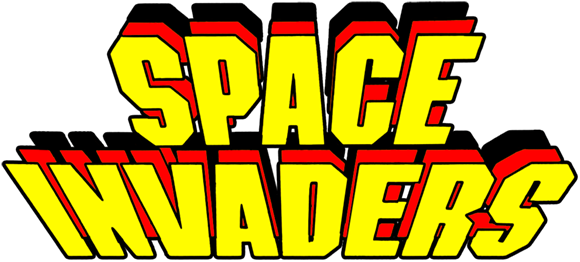 Space Invaders Logo - Space Invaders Logo Png (580x262), Png Download