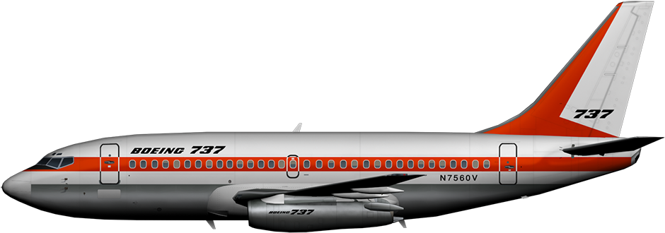 Download Boeing 737-200adv - 737 House Colors | Transparent PNG ...