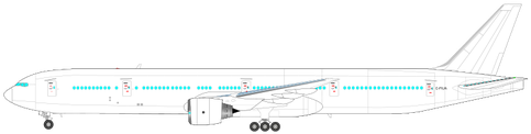 Download Boeing 777 Vector Graphics - Model Aircraft | Transparent PNG ...
