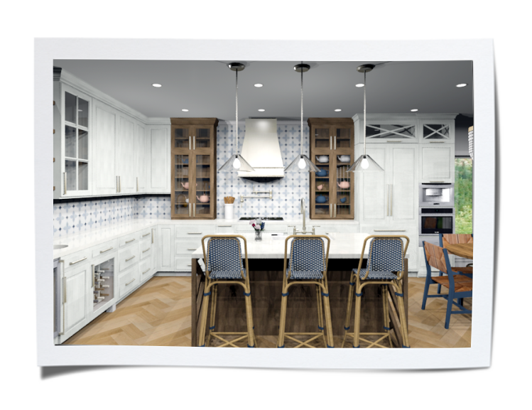 Cad Rendering Of Kitchen Design By Danielle Heath, - Cambria® Design ...