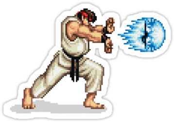 Thejollyllama Portfolio Hadouken 8-bit Ryu Ryu Hadouken - 16 Bit Ryu ...