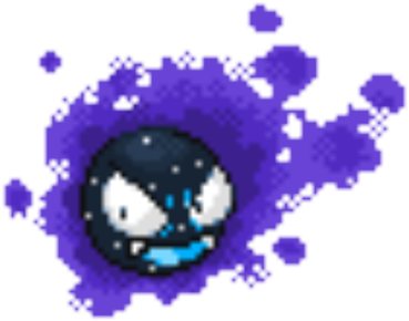 Galaxy Gastly - Gastly Sprite (420x420), Png Download
