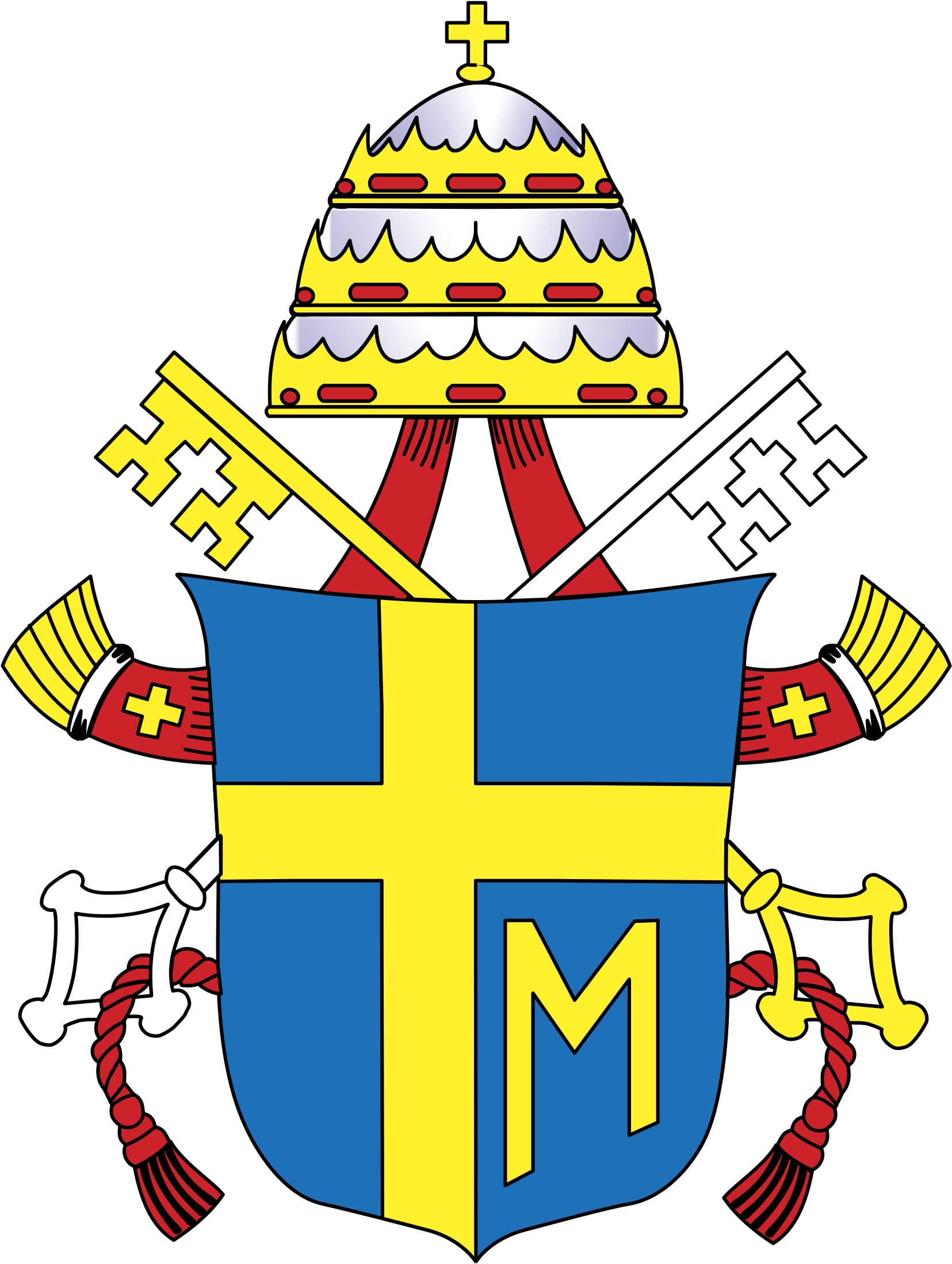 Pope Logo Png Transparent - Papacy Papacy Papacy Sticker (oval ...