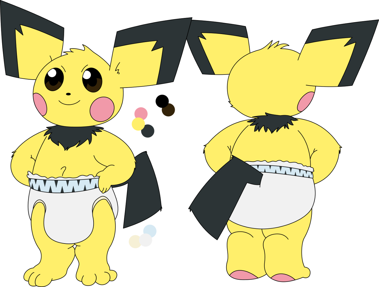Character Reference For The Mega Baby Pichu - Pichu Baby (1280x970 ...