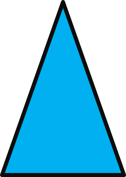 Triangulo Png - Triangle (411x574), Png Download